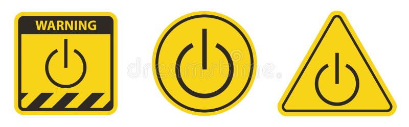 Stand-by Symbol Sign, Vector Illustration, Isolate on White Background ...