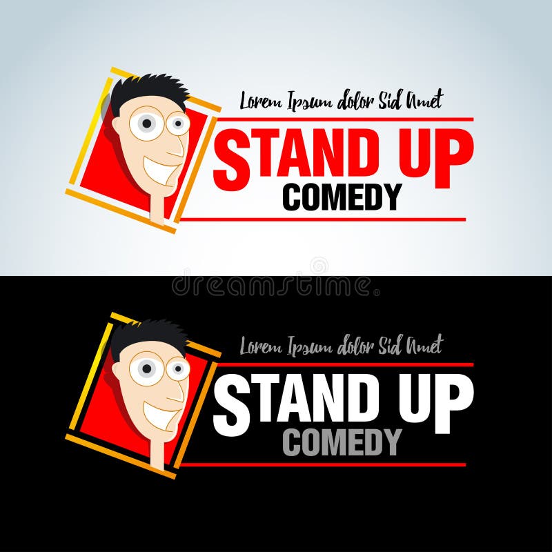 Stand Up Comedy Logos, Badges, Emblems. Vector Format. Stock ...