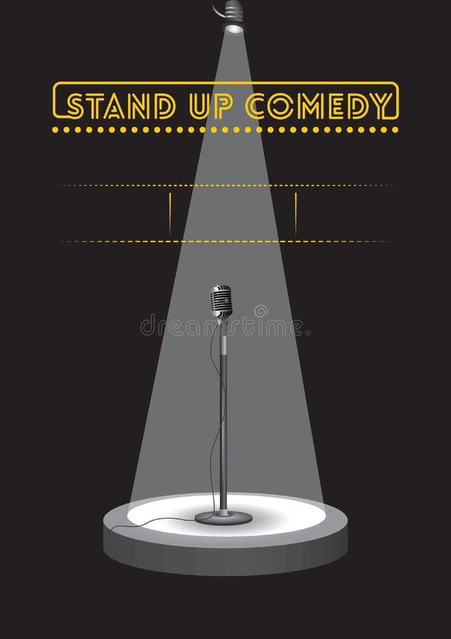Stand Up Comedy Poster Design Stock Vector - Illustration of design ...