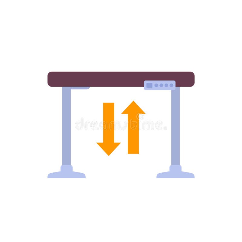 Ergonomic Stand Desk Icon Stock Illustrations – 111 Ergonomic Stand ...