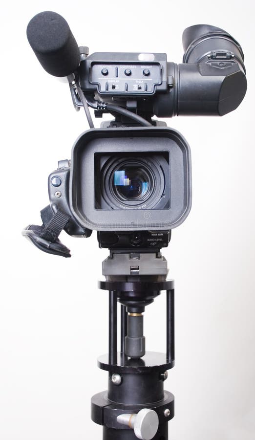 Stand video camera stock photo. Image of black, videocamera - 8903010