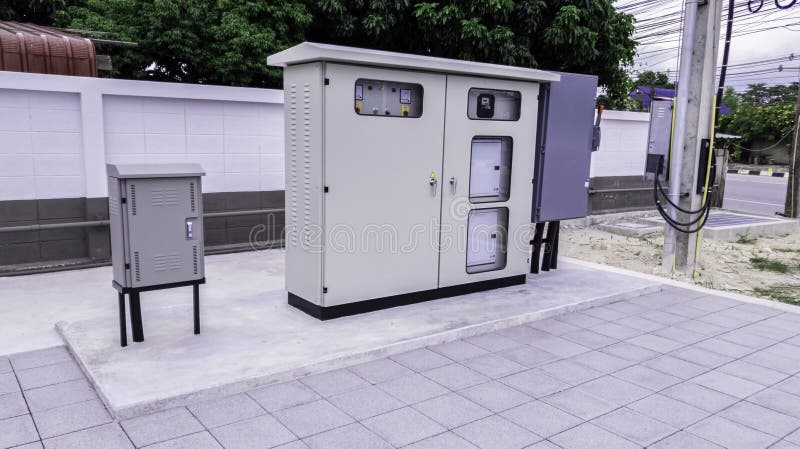 Standalone Electrical Switchboard for Small Business Stock Image ...