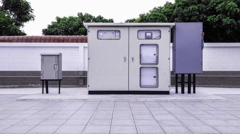Standalone Electrical Switchboard for Small Business Stock Image ...