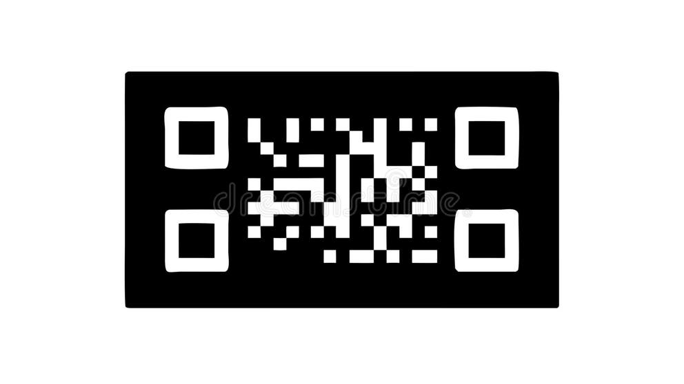 Standard Black QR Code for Scanning, Vector Design Generative AI Stock ...