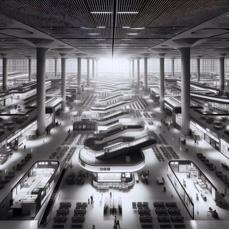 Standard Departure Gate Area Stock Illustrations – 4 Standard Departure ...