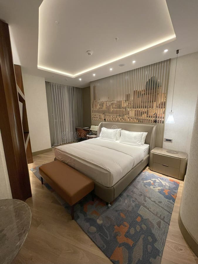 Standard Double Room Interior at the Hotel Stock Photo - Image of comfortable, indoor: 381084760