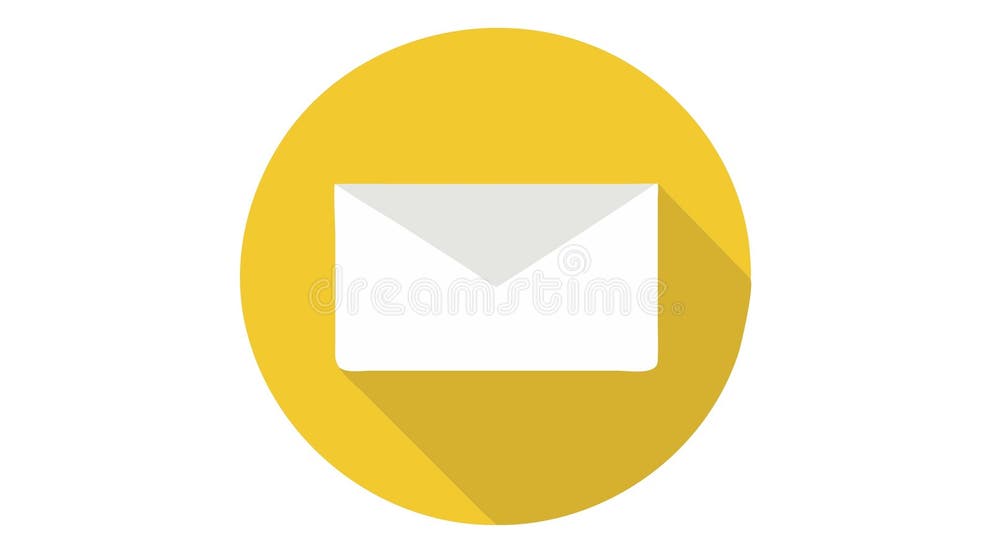 Standard Email Envelope Message Icon Graphic Illustration , Vector ...