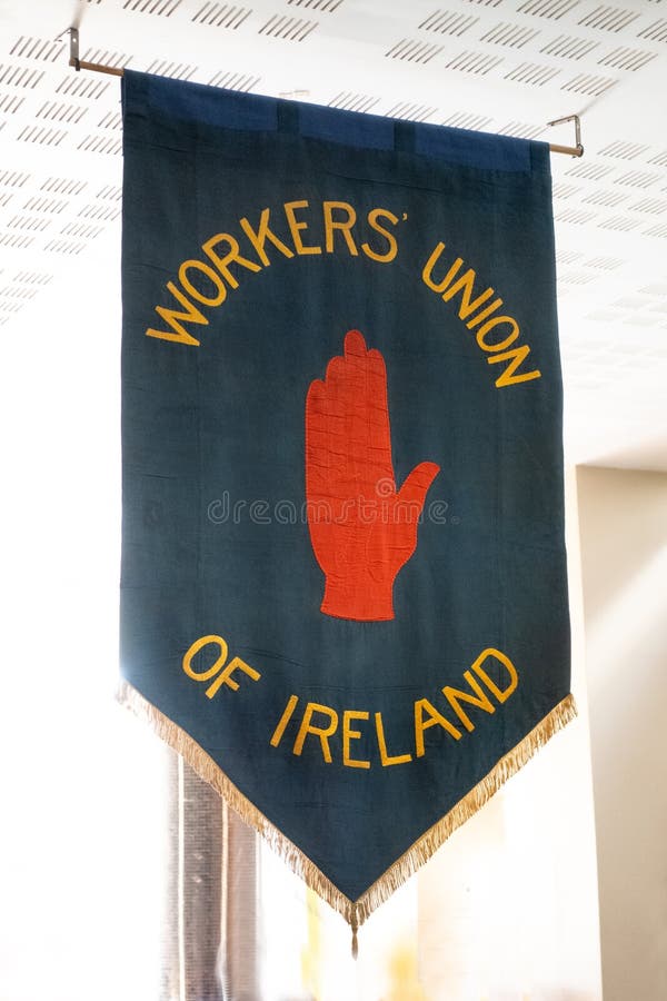 Standard Flag Workers Union of Ireland Editorial Image - Image of hand ...