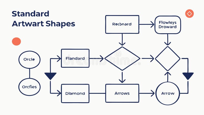 Standard Flowchart Art Shapes, Diagramming Toolkit, Vector Design ...