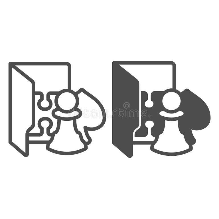 Standard Games Folder Line and Solid Icon, Windows Pack Concept. Vector ...