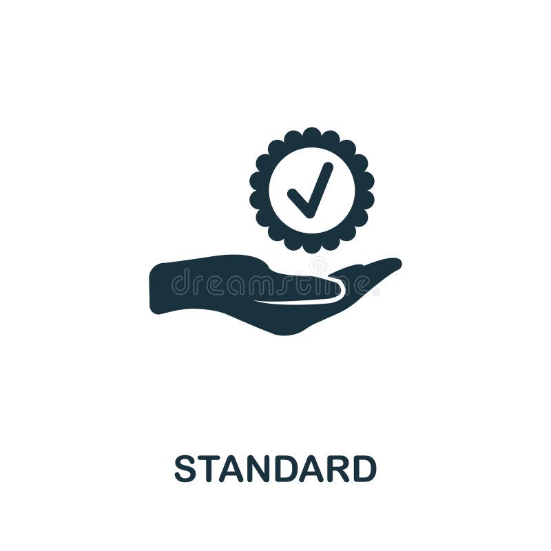Standard Icon Symbol. Creative Sign from Quality Control Icons ...