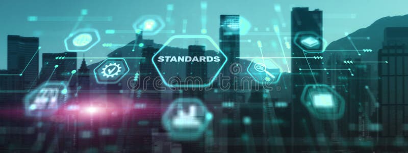 Standard Iso Standardisation Certification Business Technology Concept ...