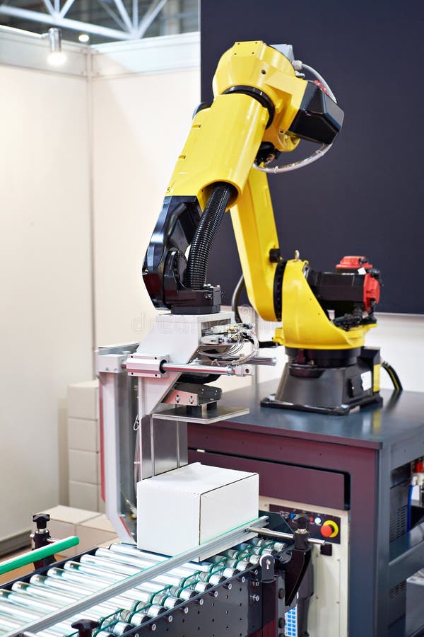 Standard Multipurpose Arm Manipulator Robot Stock Image - Image of ...