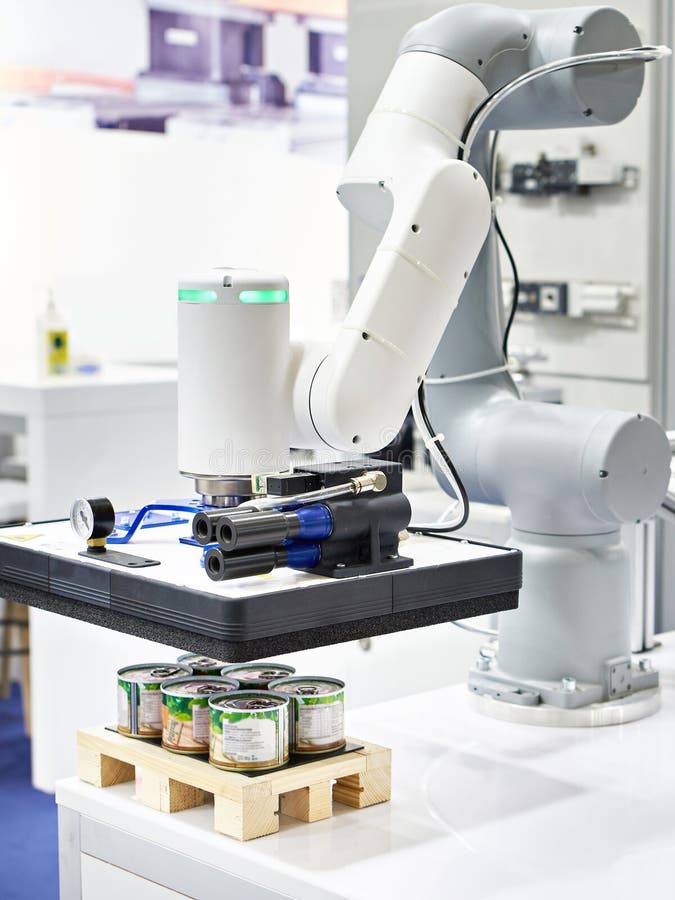 Standard Multipurpose Robot Arm Stock Image - Image of mechanical ...