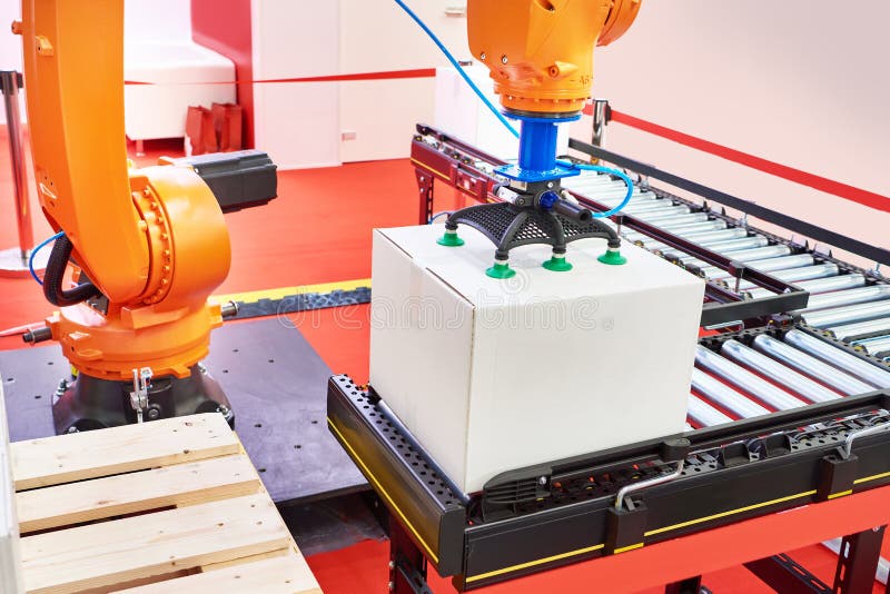 Standard Multipurpose Robot Stock Image - Image of production, hand ...