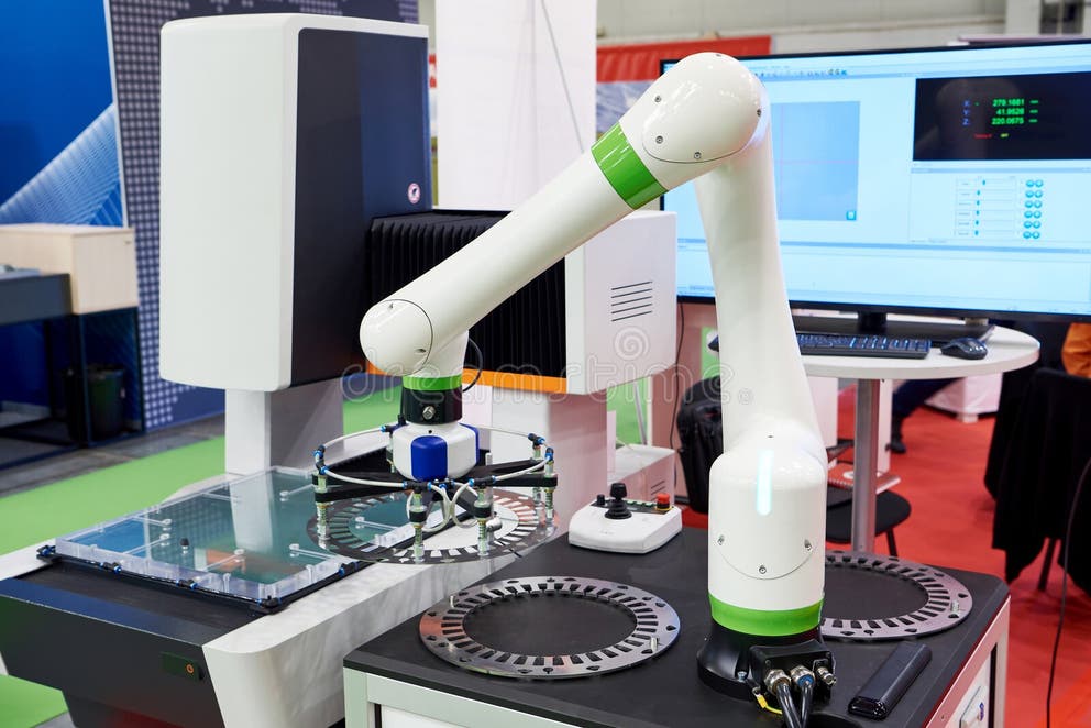 Standard Multipurpose Robot and CNC Vision Measuring System Stock Image ...