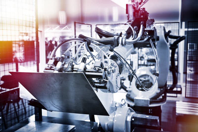 Standard Multipurpose Robot Stock Photo - Image of automate, techology ...