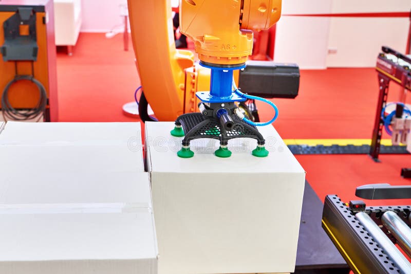 Standard Multipurpose Robot Stock Image - Image of industrial ...