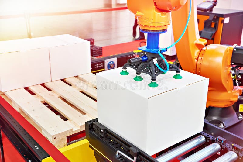 Standard Multipurpose Robot Stock Photo - Image of factory ...