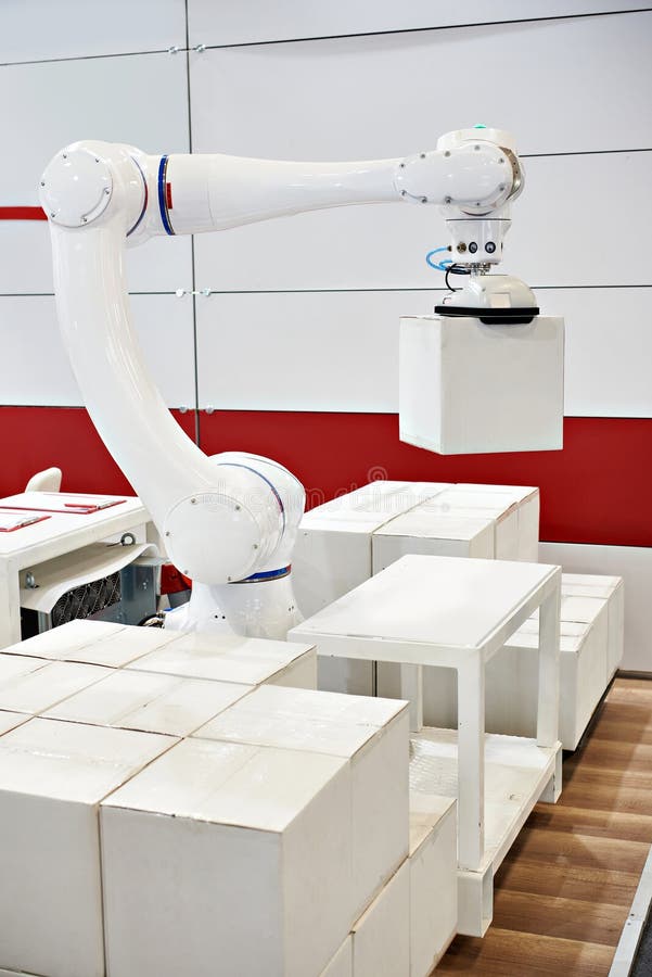 Standard Multipurpose Robot Stock Image - Image of modern, engineering ...