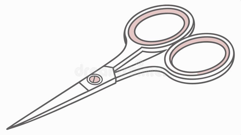 Standard Office Scissors, General Purpose Cutting Tool Illustration ...