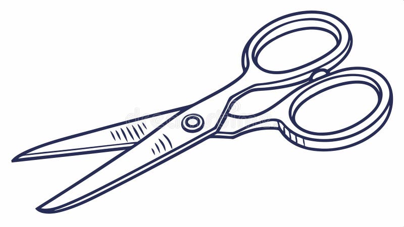 Standard Open Scissors General Use Tool Illustration Vector Design ...