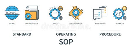 Standard Operating Procedure Vector Infographics Stock Illustration ...
