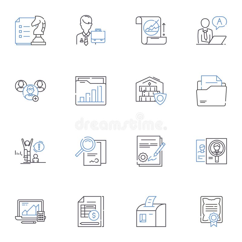 Standard Operating Procedures Line Icons Collection. Protocols ... Standard Operating Procedures Line Icons Collection. Protocols ...
