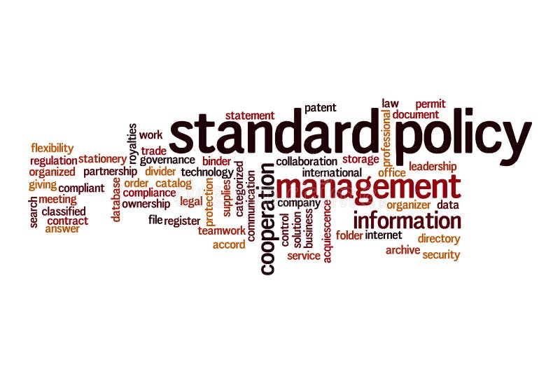 Standard Polity Word Cloud Concept Stock Illustration - Illustration of ...