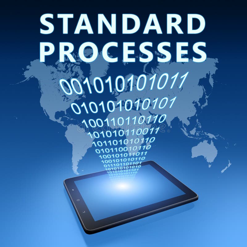 Standard Processes stock illustration. Illustration of rule - 179051822
