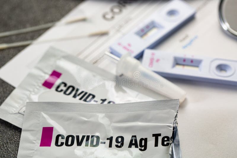 Standard Q Covid-19 Test Coronavirus Kit Stock Image - Image of disease ...