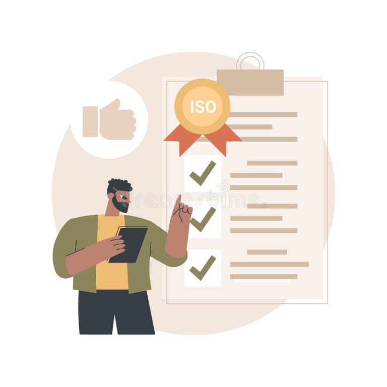 Standard for Quality Control Abstract Concept Vector Illustration ...