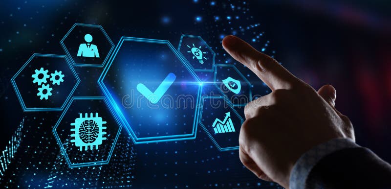 Standard Quality Control. Certification. Business, Technology, Internet ...