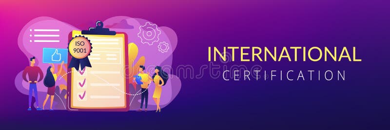 Standard for Quality Control Concept Banner Header. Stock Vector ...