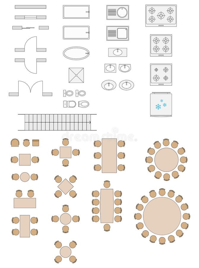 Standard Floor Plan Symbols Floor Plan Symbols: Wall, Window, Door,