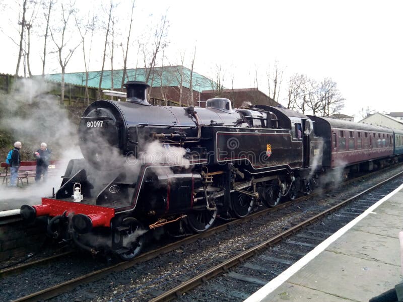 Standard 4 Tank Steam Engine Stock Image - Image of railroad, diesel ...