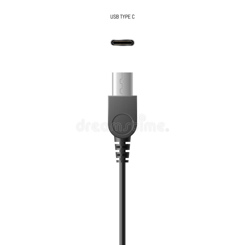 Standard USB Type-C Plug, Micro, Lightning, Universal Computer Cable ...