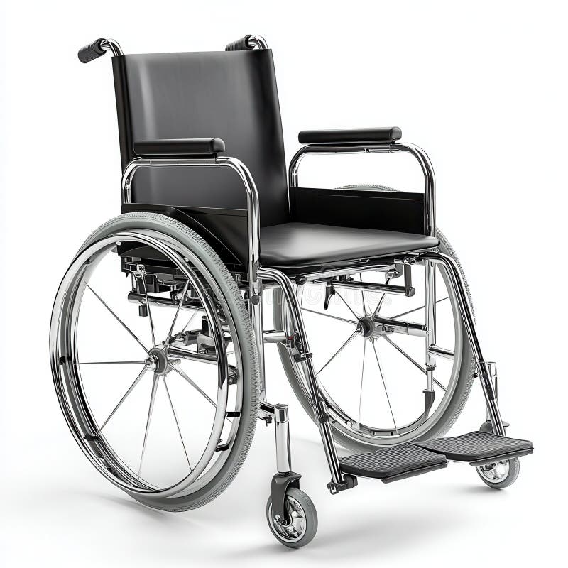 A Standard Wheelchair Designed for Mobility Assistance and Comfort ...