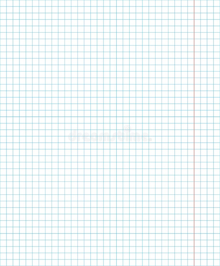 A Sheet of School Notebook in a Ruler with a Slanting Line. School ...