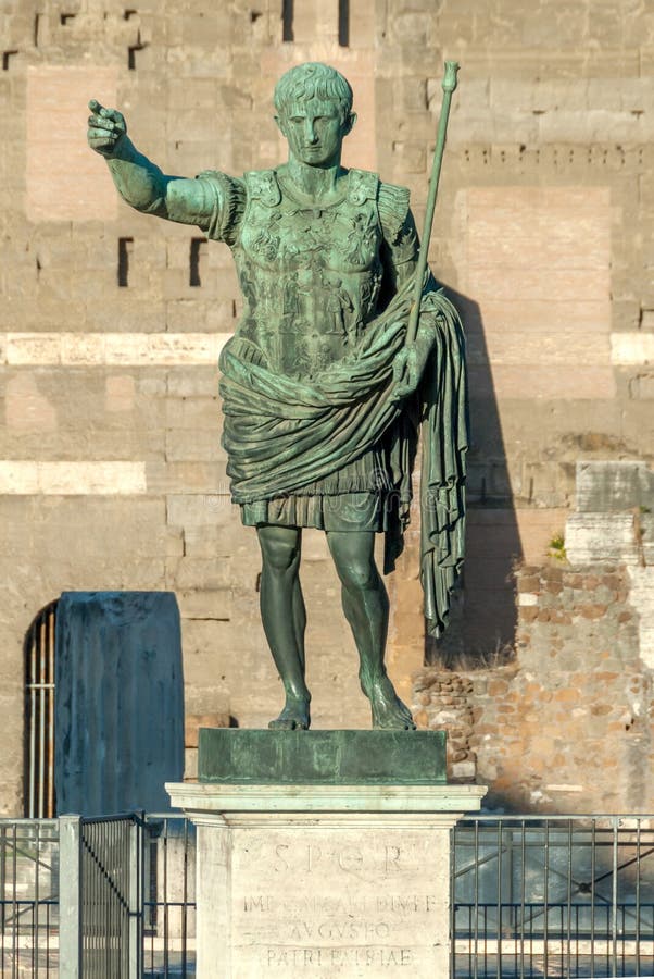 Augustus, De Eerste Roman Keizer Stock Afbeelding - Afbeelding ...