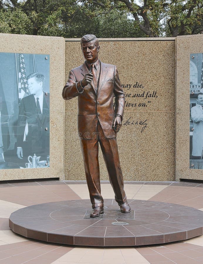 JFK, Standbeeld Van John Fitzgerald Kennedy Redactionele Afbeelding ...