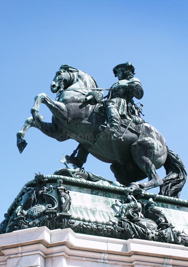 Standbeeld Van Keizer Franz Joseph I Stock Afbeelding - Image of één ...