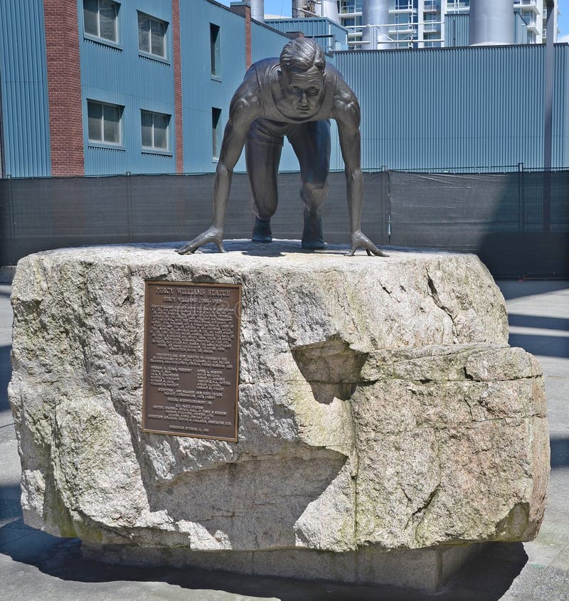 Standbeeld Van Percy Williams Redactionele Fotografie - Image of actie ...