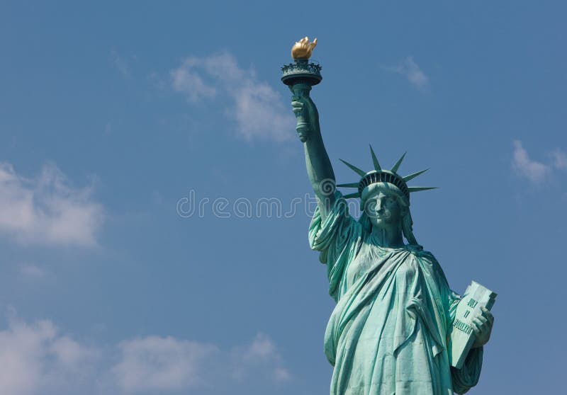 Standbeeld van Vrijheid stock afbeelding. Image of neus - 10567027