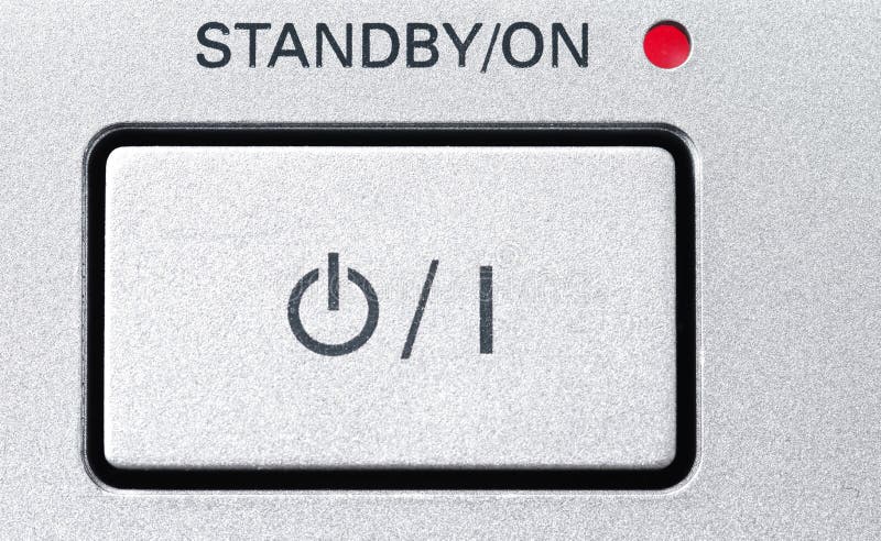 Standby Key On A Remote Control Stock Image - Image of modern ...