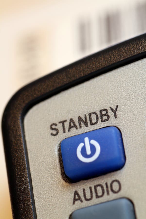 Standby Key on a Remote Control Stock Image - Image of modern ...