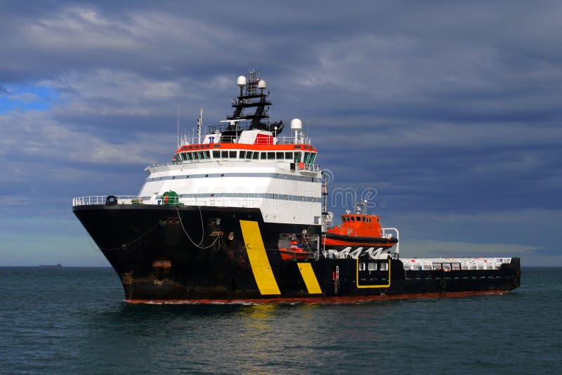 Standby Rescue Vessel a stock image. Image of vessel - 23692571