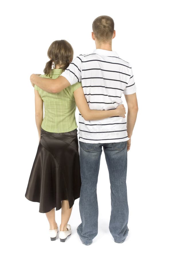 Standing (back) couple stock image. Image of girlfriend - 1146625