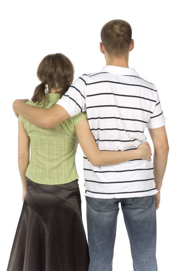Standing (back) couple stock image. Image of girlfriend - 1146625