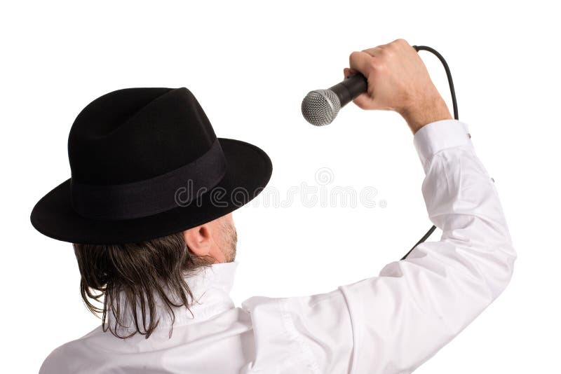 Standing behind a singer stock image. Image of activity - 25062945